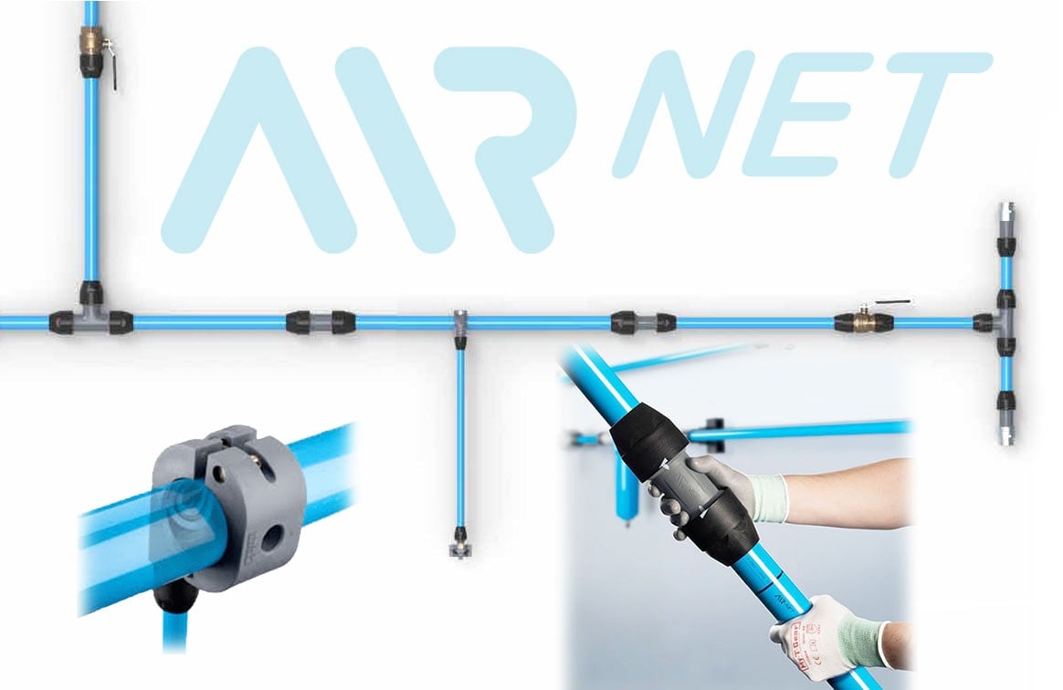 AIRnet modulaarinen paineilmaverkosto - Suomen Työkalu