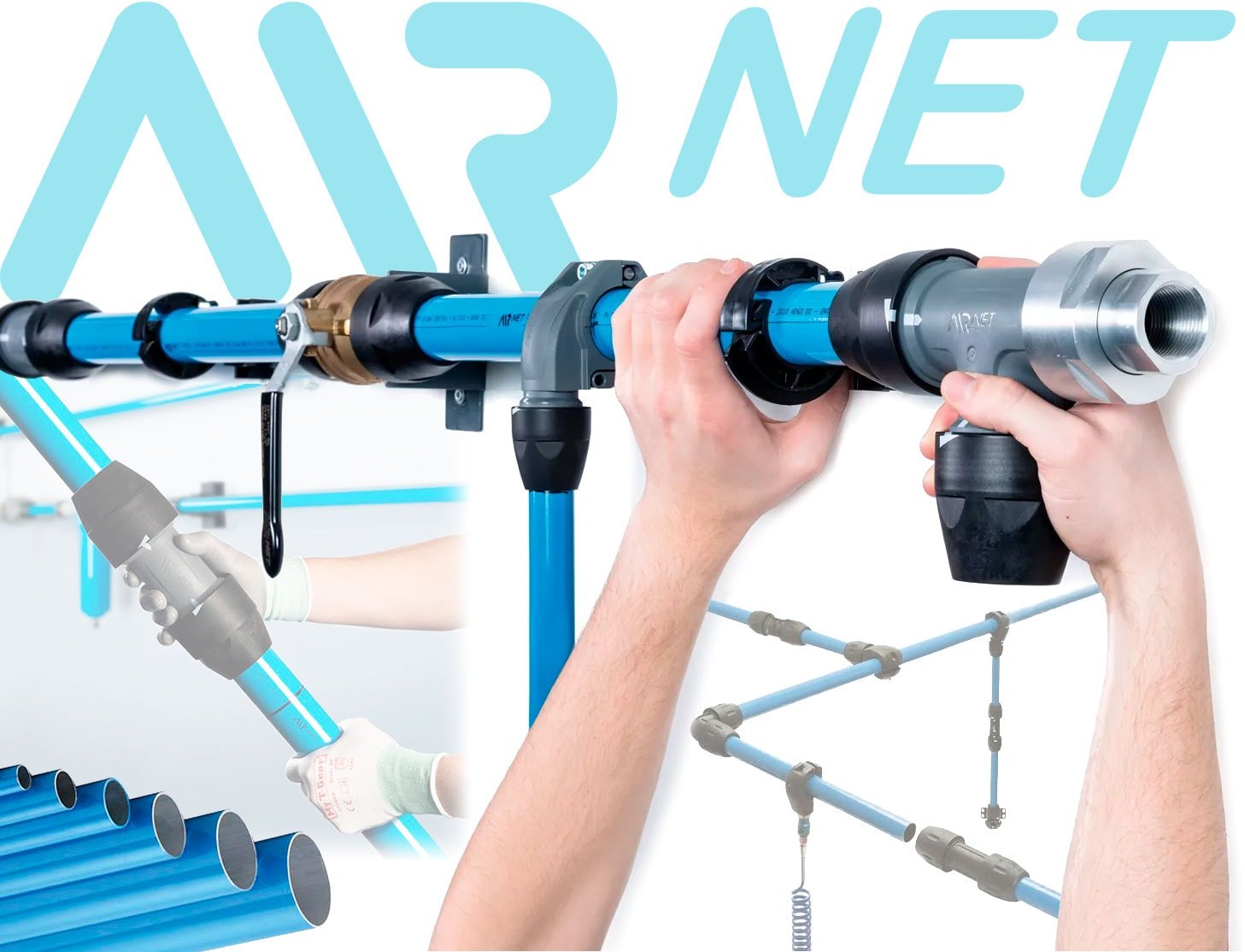 AIRnet modulaarinen paineilmaverkosto - Suomen Työkalu