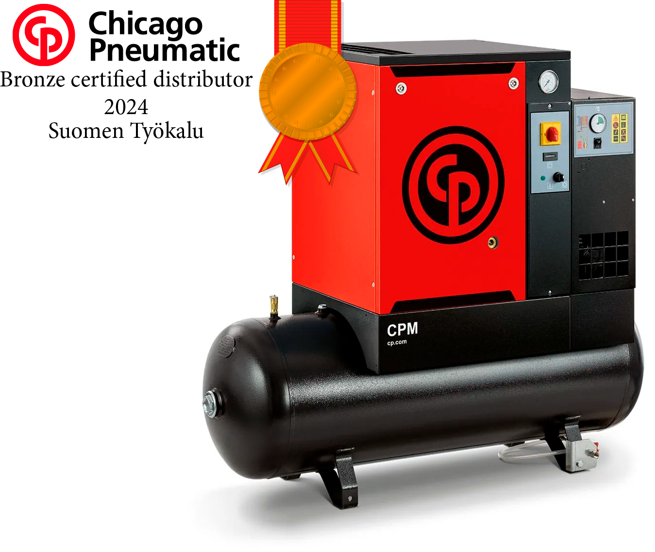 Chicago-pneumatic CPM 3 ruuvikompressori 2.2kW - Suomen Työkalu
