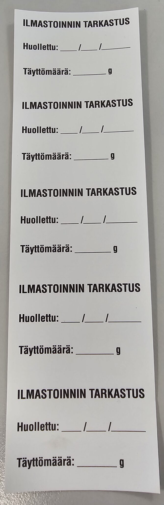 Ilmastointihuoltotarra, 5 kpl liuska - Suomen Työkalu